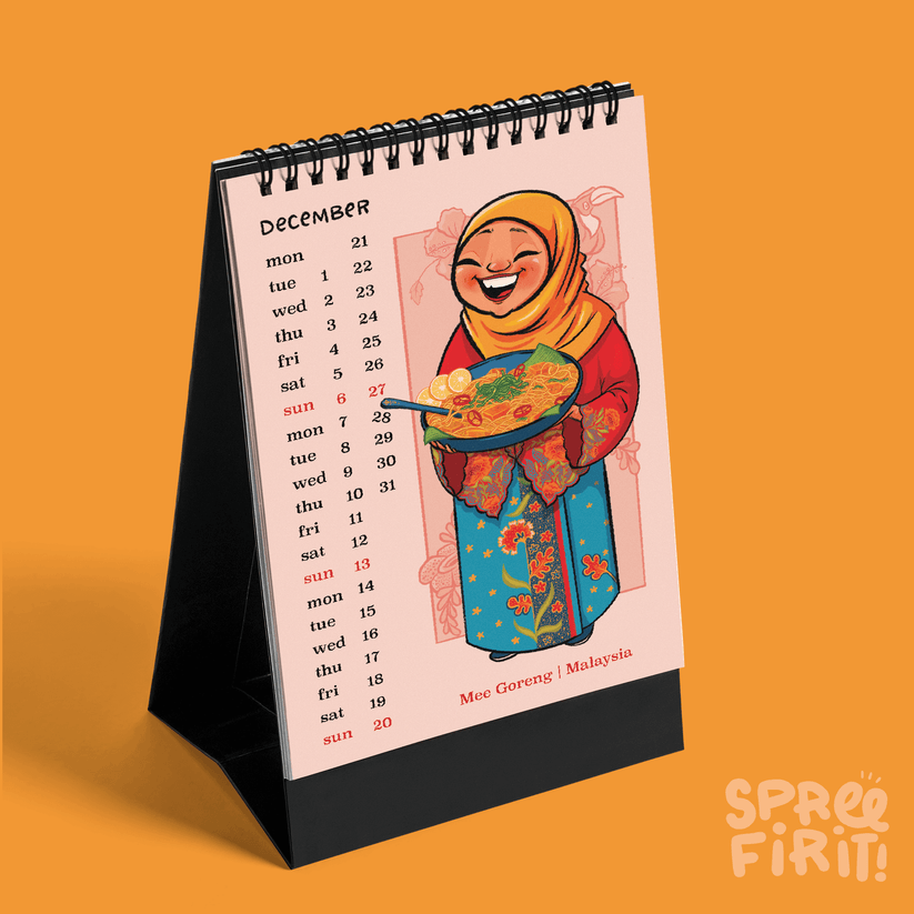 Noodle Calendar 2026 🍜 – Spreefirit